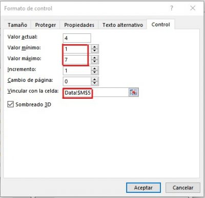 ¿Cómo realizar un gráfico interactivo con desplazamiento? - Excel-2win